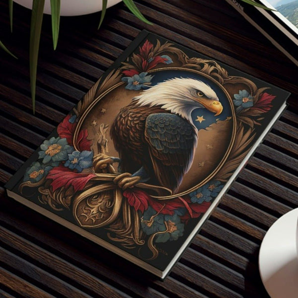 All America Bald Eagle Hard Backed Journal – Mowbi